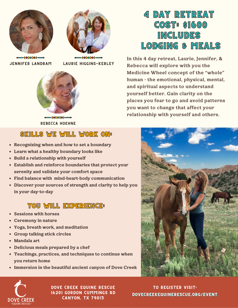 Women’s 4 Day Retreat – Empowerment through Healthy Boundaries
